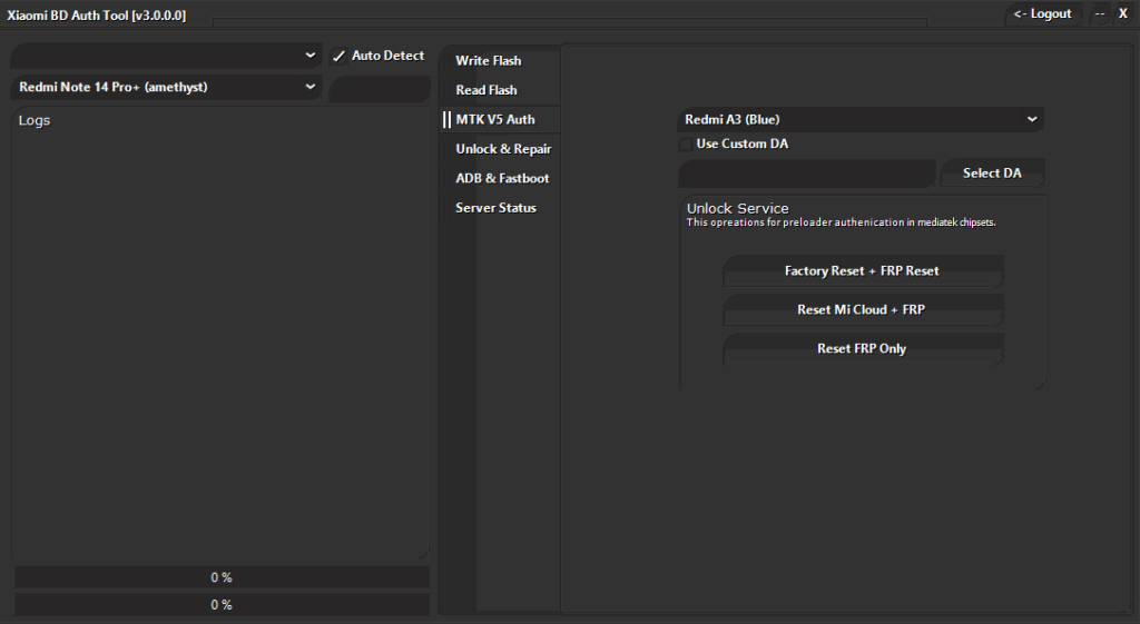 کردیت Xiaomi BD Auth Tool اوتورایز شیائومی - ایران دامپ